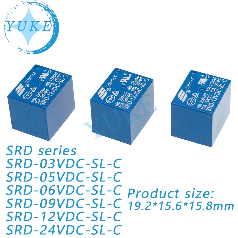free-shipping-20PCS-batch-of-original-relay-SRD-05VDC-SL-C-SRD-12VDC-SL ...