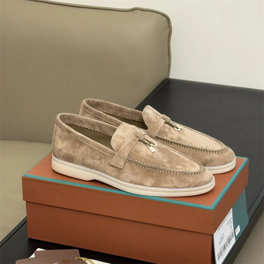LP-shoes-women-original-loafers-genuine-leather-suede-top-quaility ...