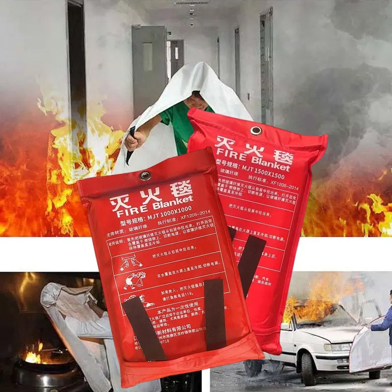 Emergency Fire Blanket Fire Extinguisher Blanket Fire Suppression ...