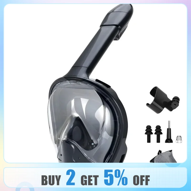 Underwater-Snorkeling-Full-Face-Children-Swimming-Mask-Set-Scuba-Diving ...