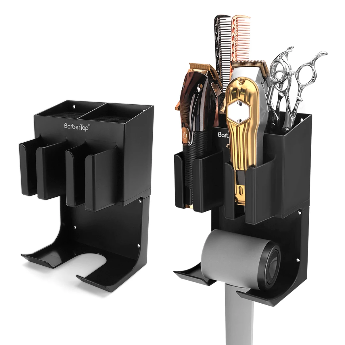 Black-Barber-Electric-Clipper-Rack-Hair-Shaver-Holder-Resist-Heat-Hair ...