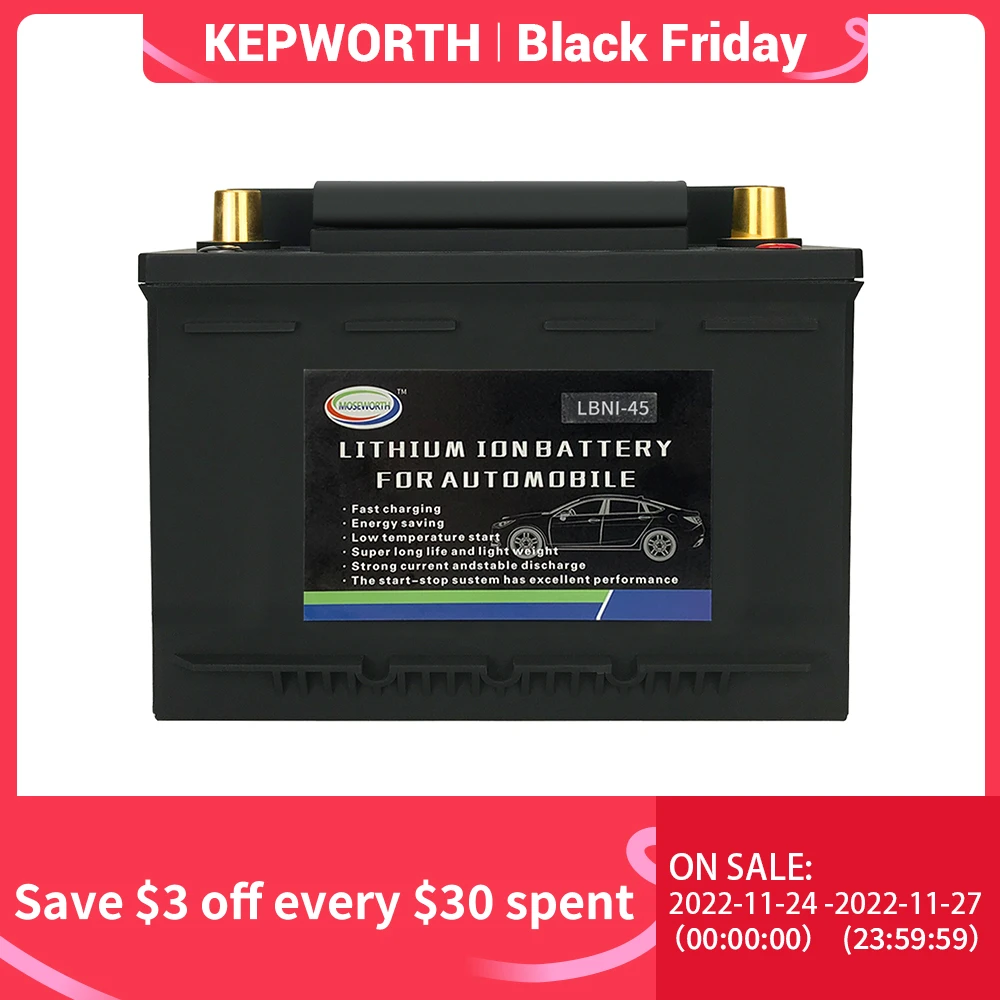 45ah Auto Battery Lifepo4 - Lithium Phosphate Ion Battery Lbn1-45 12v ...