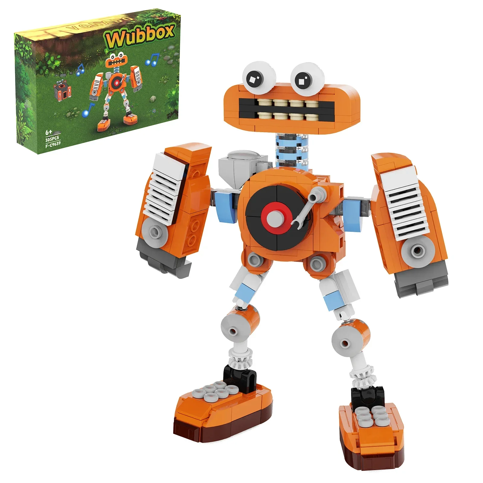 NEW-BuildMoc-My-Singing-Monsters-Orange-Wubbox-Robot-Mecha-Building ...