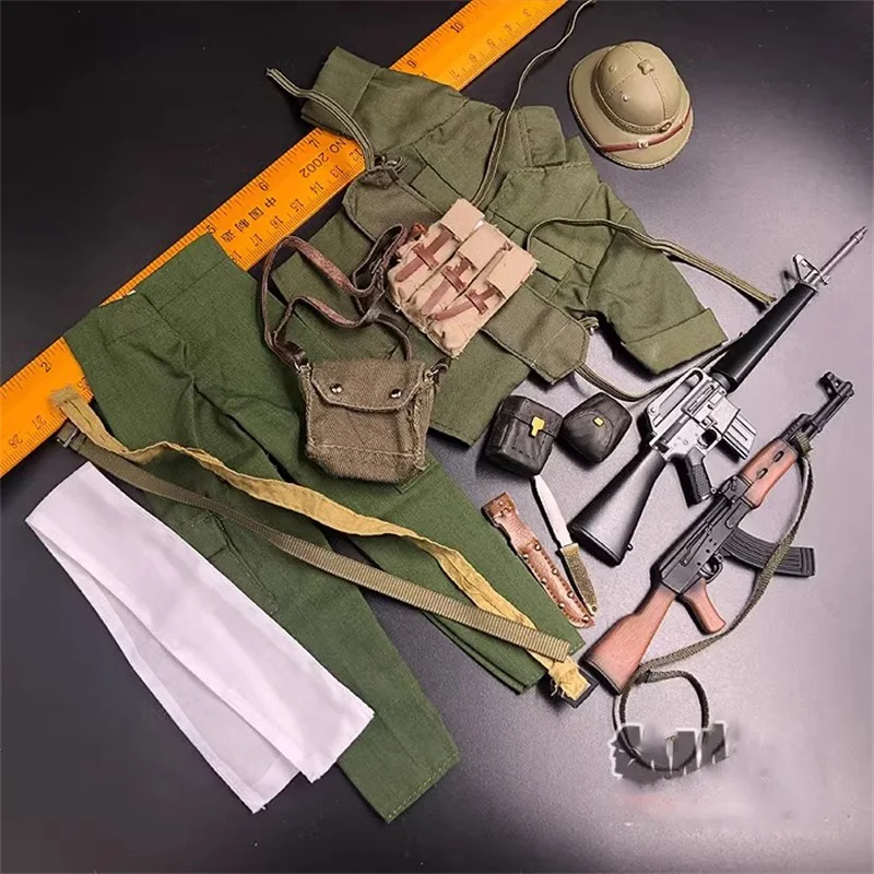 1-6-Soldier-Vietnam-War-Guerrilla-Clothing-Equipment-AKM16-kit-High ...