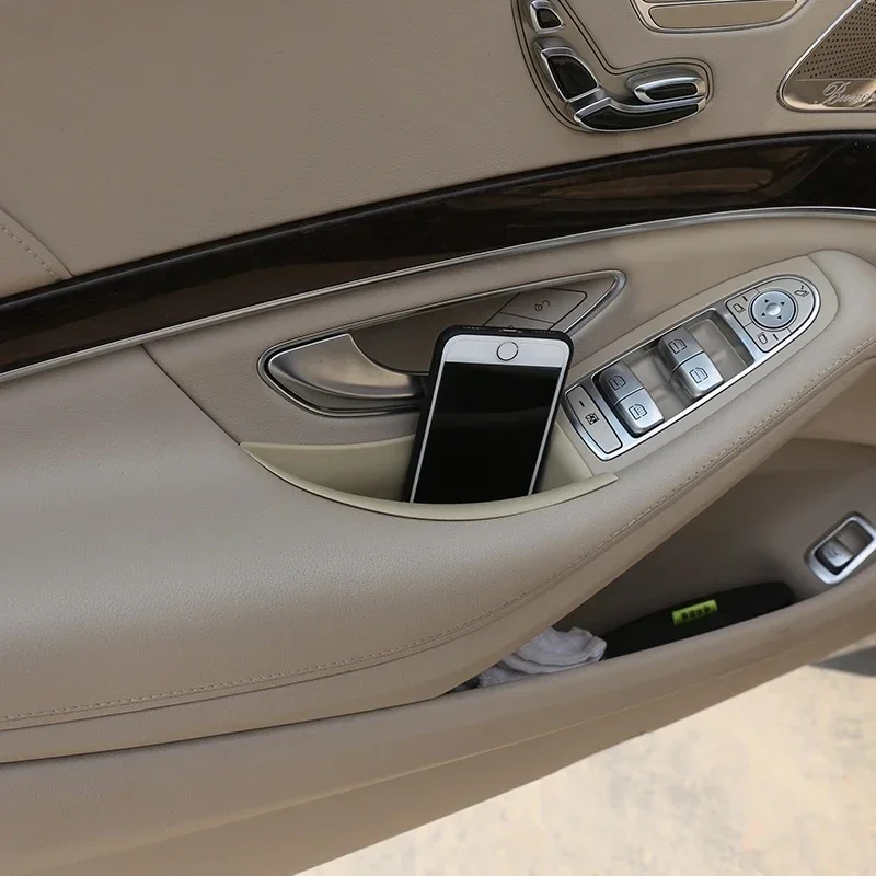Car Front/Rear Door Storage Box Armrest Handle Glove Container Tray ...