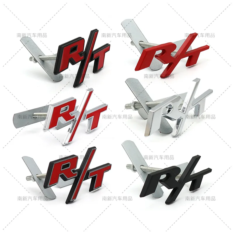 Metal-R-T-RT-Logo-Emblem-Badge-Car-Front-Grille-Stickers-For-Dodge ...