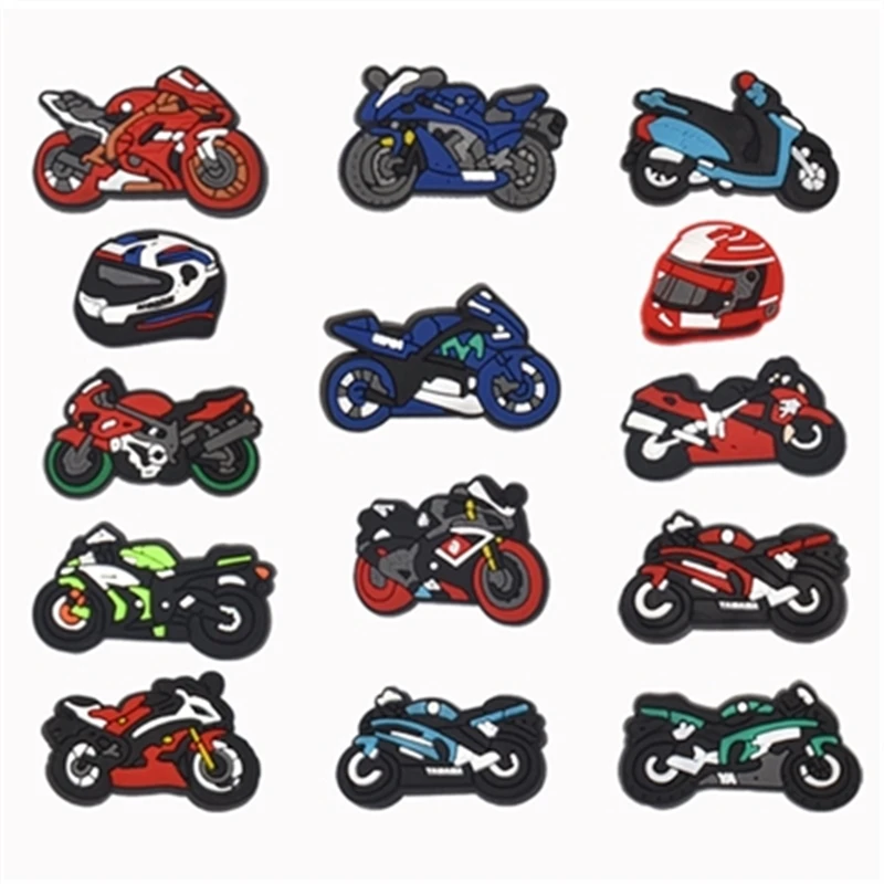 Racing-Motor-Shoe-Charms-for-Crocs-Accessories-Kids-Clogs-Pins-Boy ...