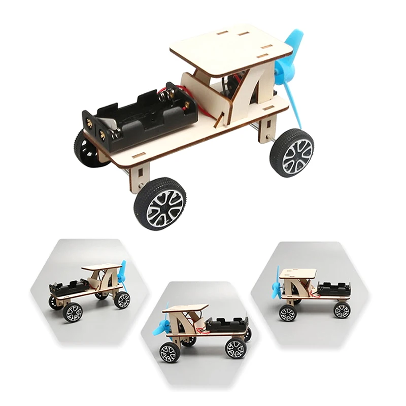 Educational Assemble Model Toy Car; STEM Project with Electric Wind ...