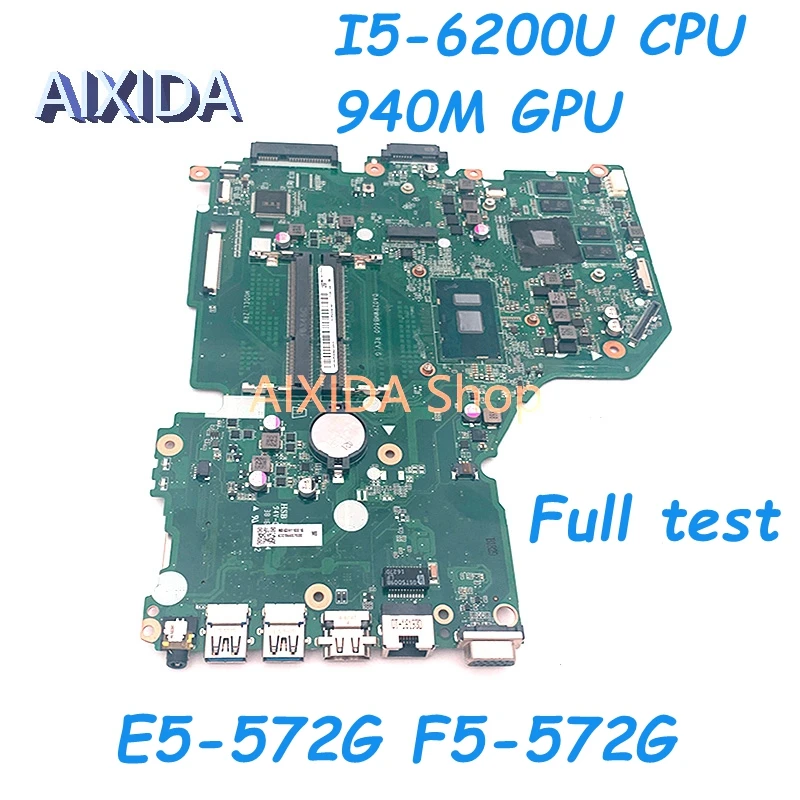 AIXIDA-DA0ZRWMB6G0-NBG3H11001-NBG3H110015-main-board-For-Acer-aspire-E5 ...