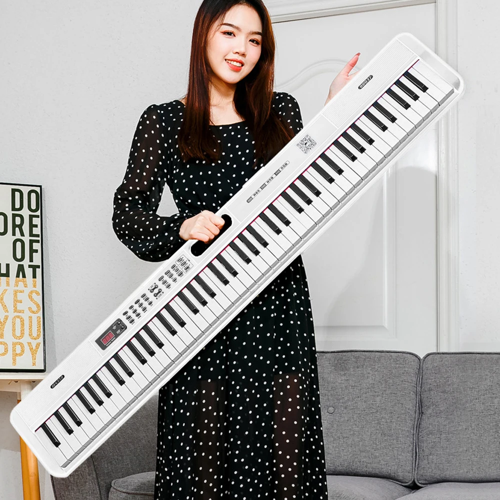 Plus-88-Keys-Portable-Digital-Piano-Multifunctional-Electronic-Keyboard ...