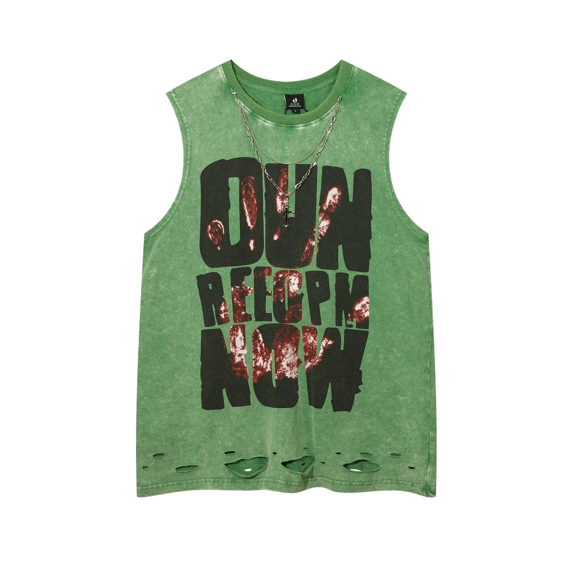 Summer-Hip-Hop-Vests-with-Chain-European-and-American-Streetwear-Vest ...