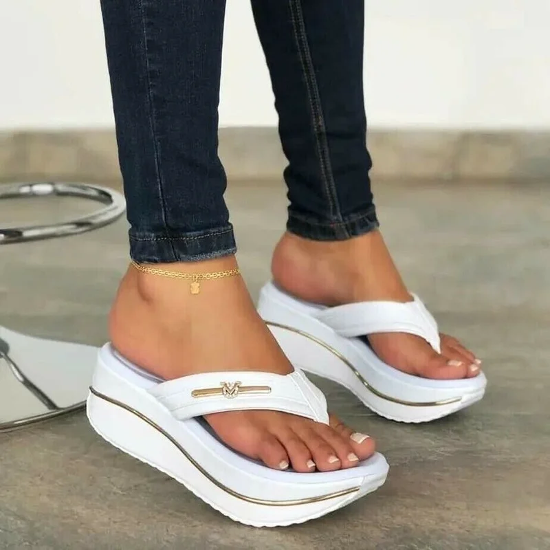 Sandalias-de-plataforma-informales-para-mujer-chanclas-a-la-moda-talla ...