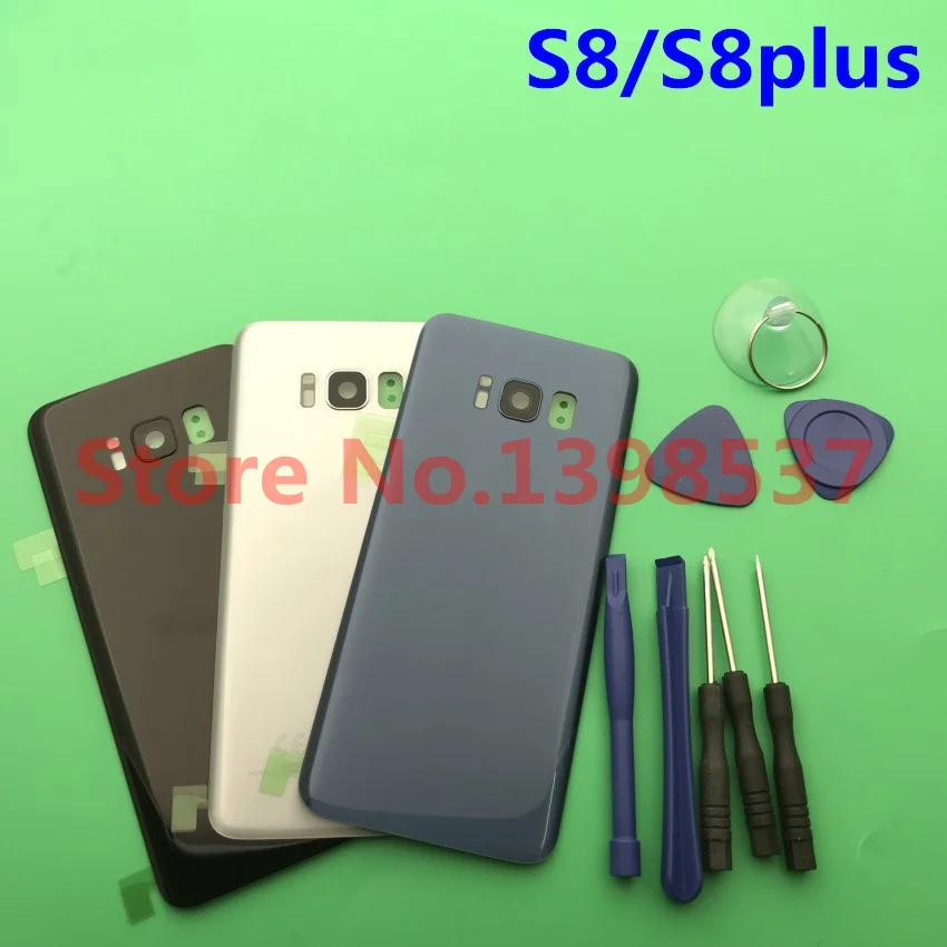 Original New Rear Panel Battery Glass Back Door Cover With Camera Glass ...