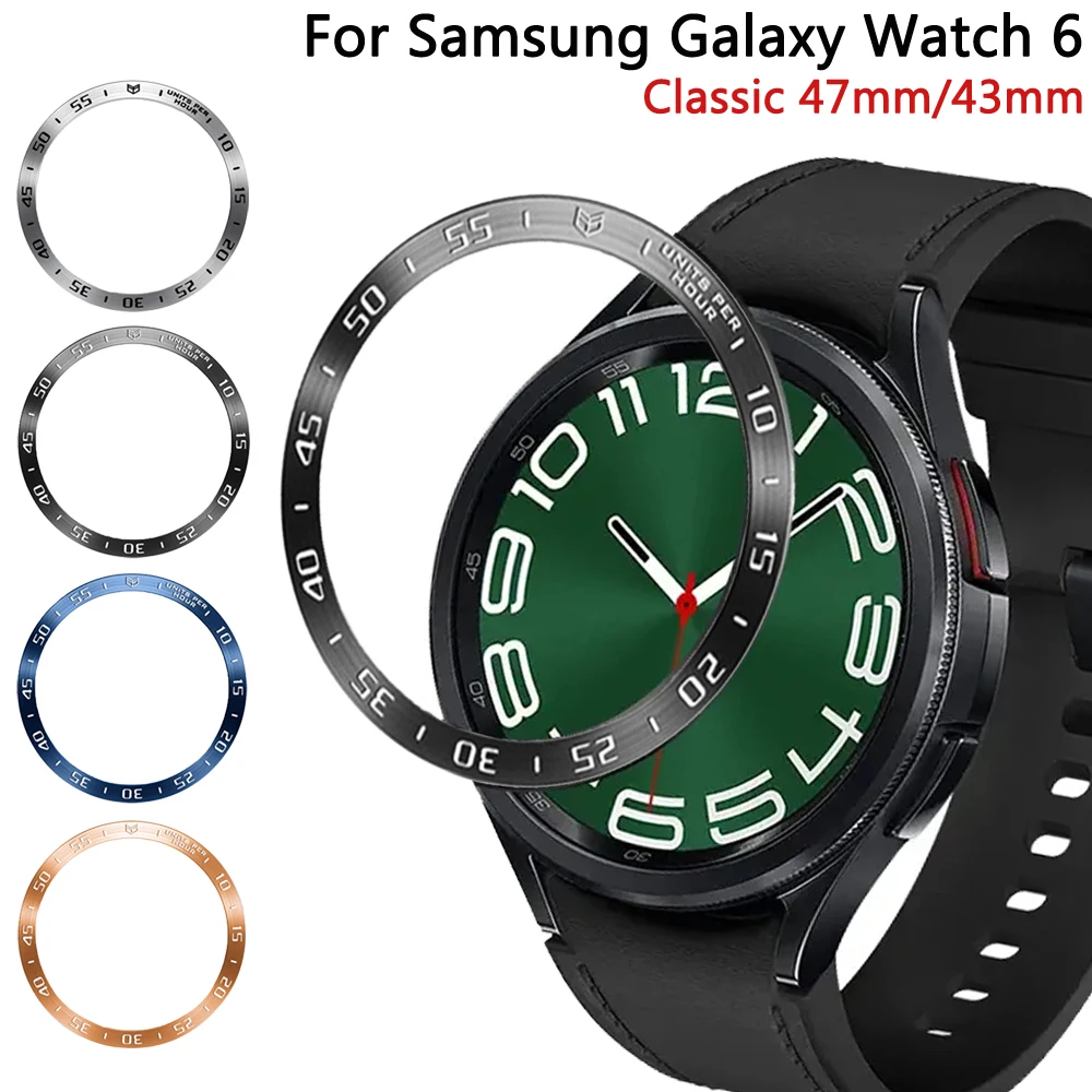 Metal-Bezel-Rings-For-Samsung-Galaxy-Watch-6-Classic-47mm-43mm ...