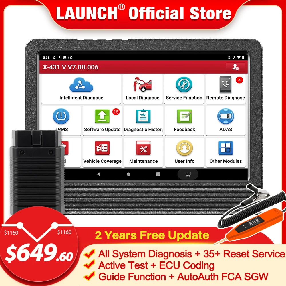 LAUNCH-X431-V-V4-0-Automative-Diagnostic-Tools-OBD2-OBD-Scanner-Full ...