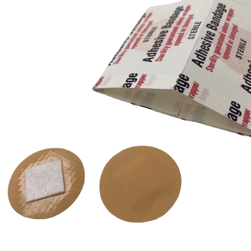 50pcs-Round-Shape-Wound-Plaster-Medical-First-Aid-Strips-Band-Aid ...