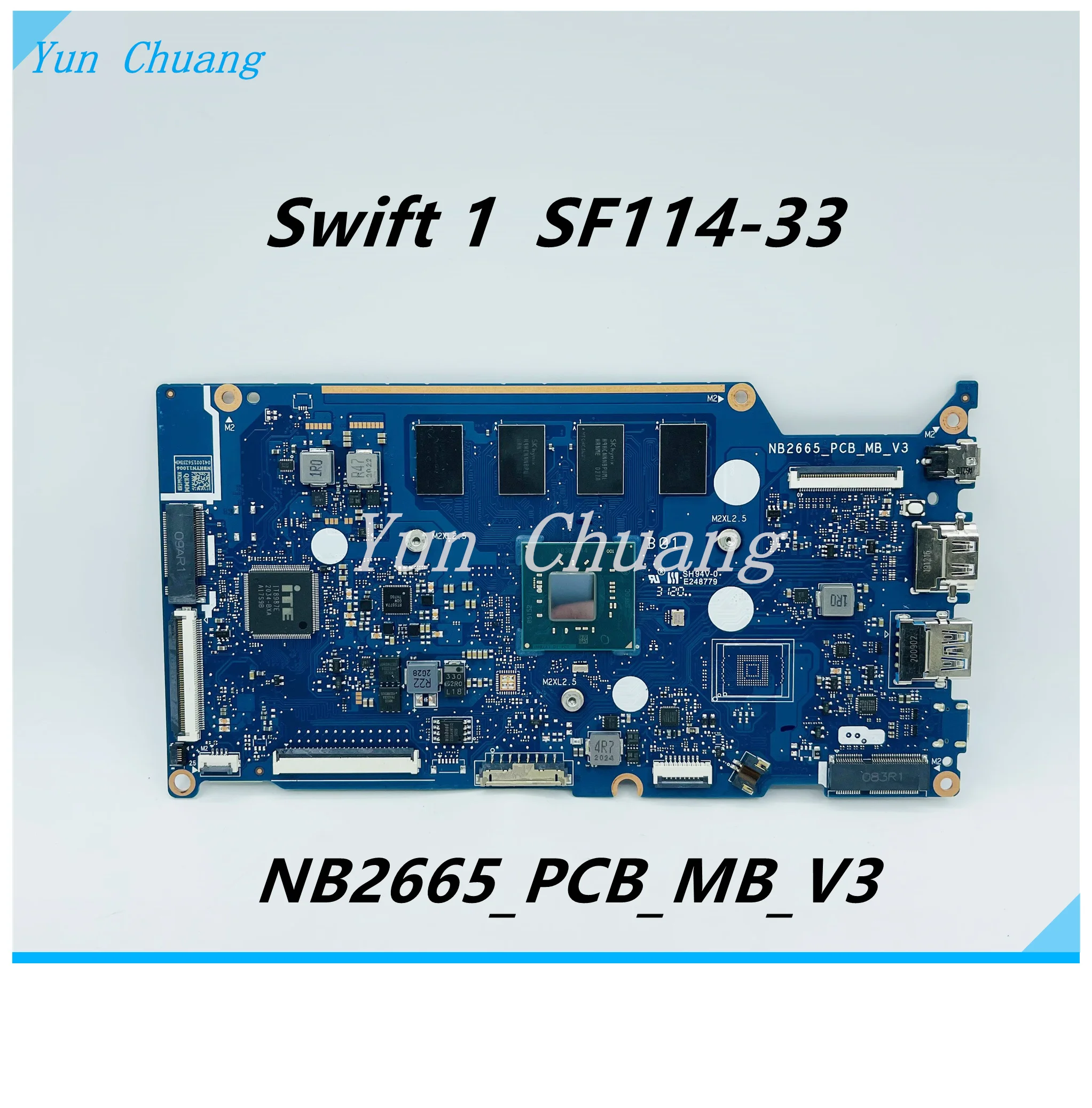 NB2665-PCB-MB-V3-Mainboard-For-Acer-Swift-SF114-33-Laptop-Motherboard ...