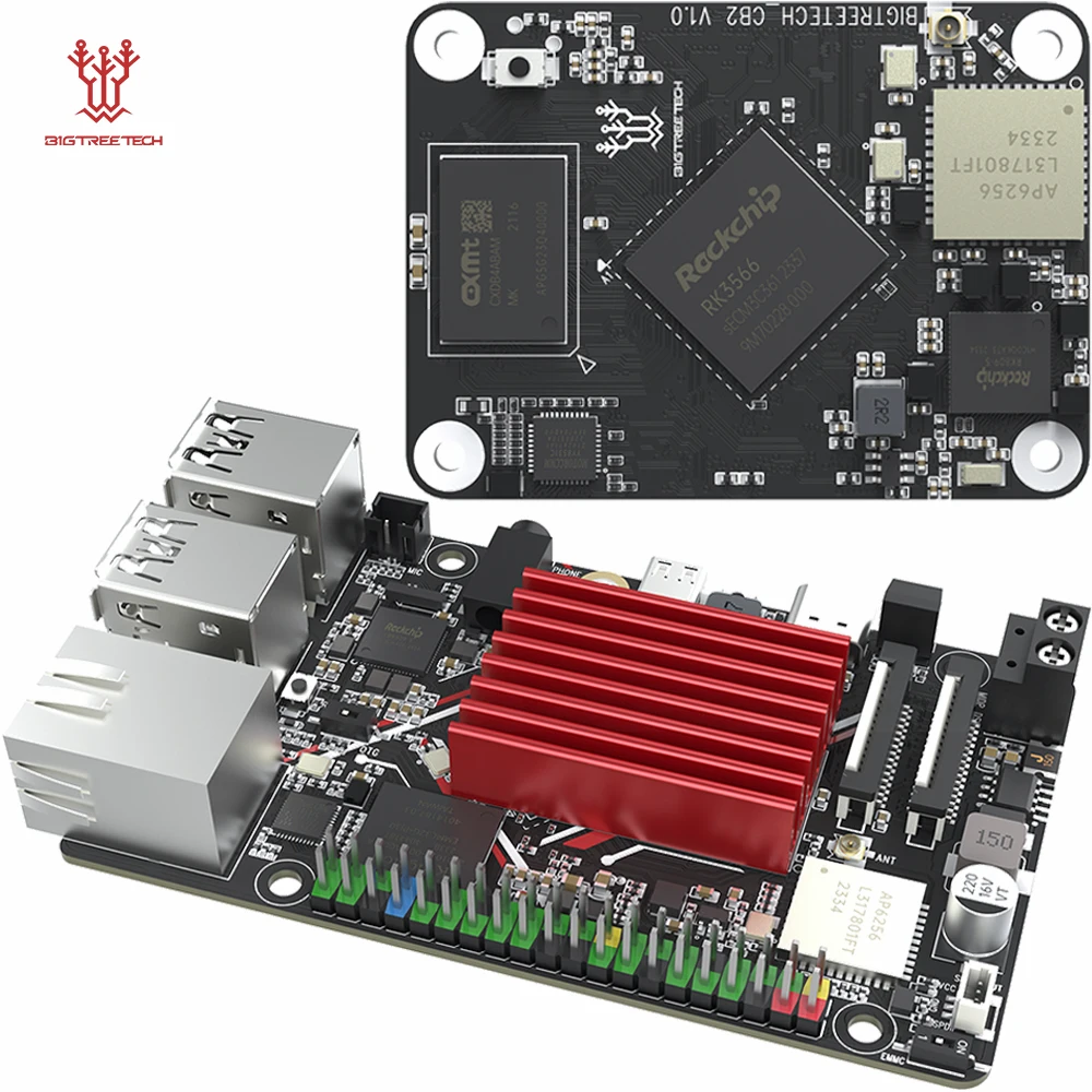 BIGTREETECH-BTT-Pi-2-CB2-Klipper-VS-Raspberry-PI-Octopus-Pro-eMMC-CSI ...