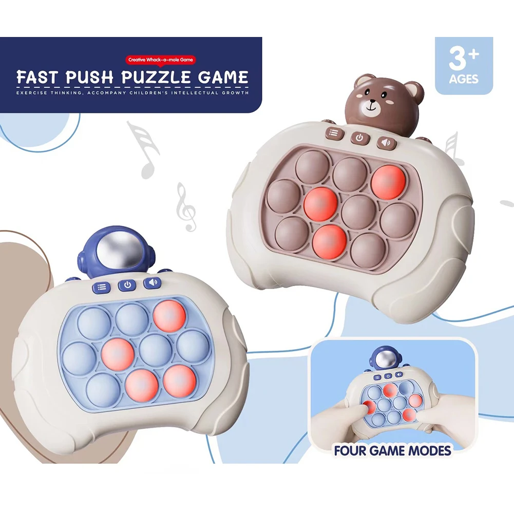 Mini Mole Whacker Toy 4 Game Modes Creative Whack A Rodent Game with ...