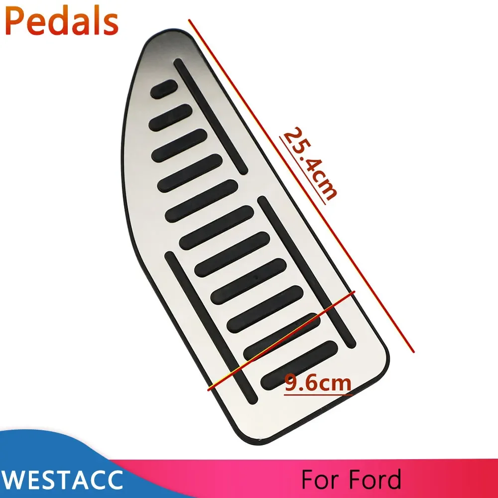 Stainless-Steel-Car-Dead-Pedal-Foot-Rest-Pedal-Cover-for-Ford-Focus-2-3 ...