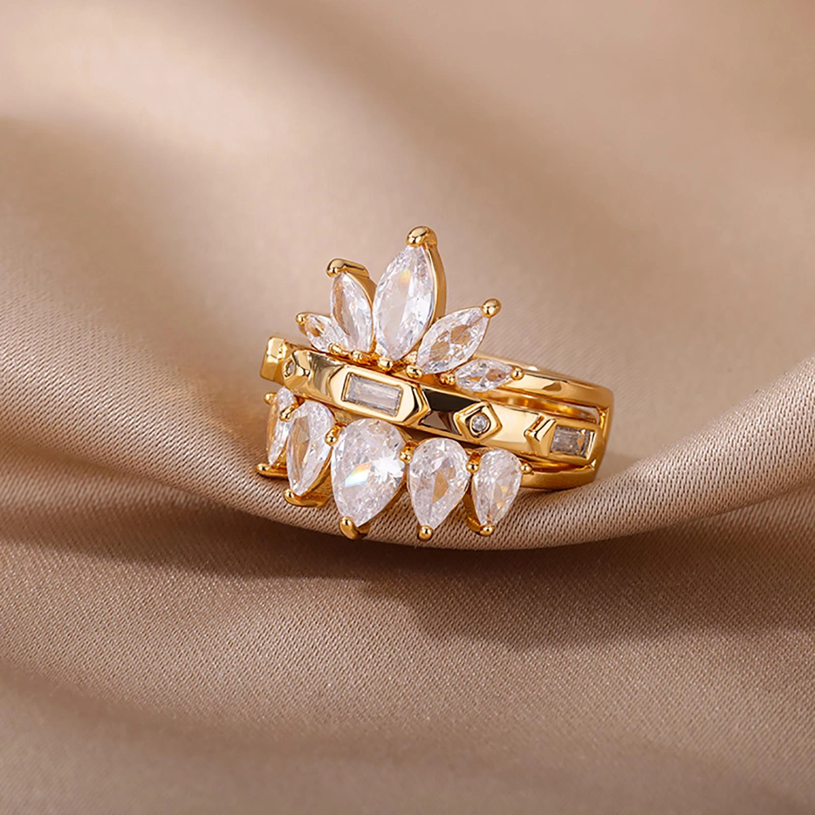 Lotus Jewelry Stainless Steel | Stainless Steel Finger Ring | Lotus ...