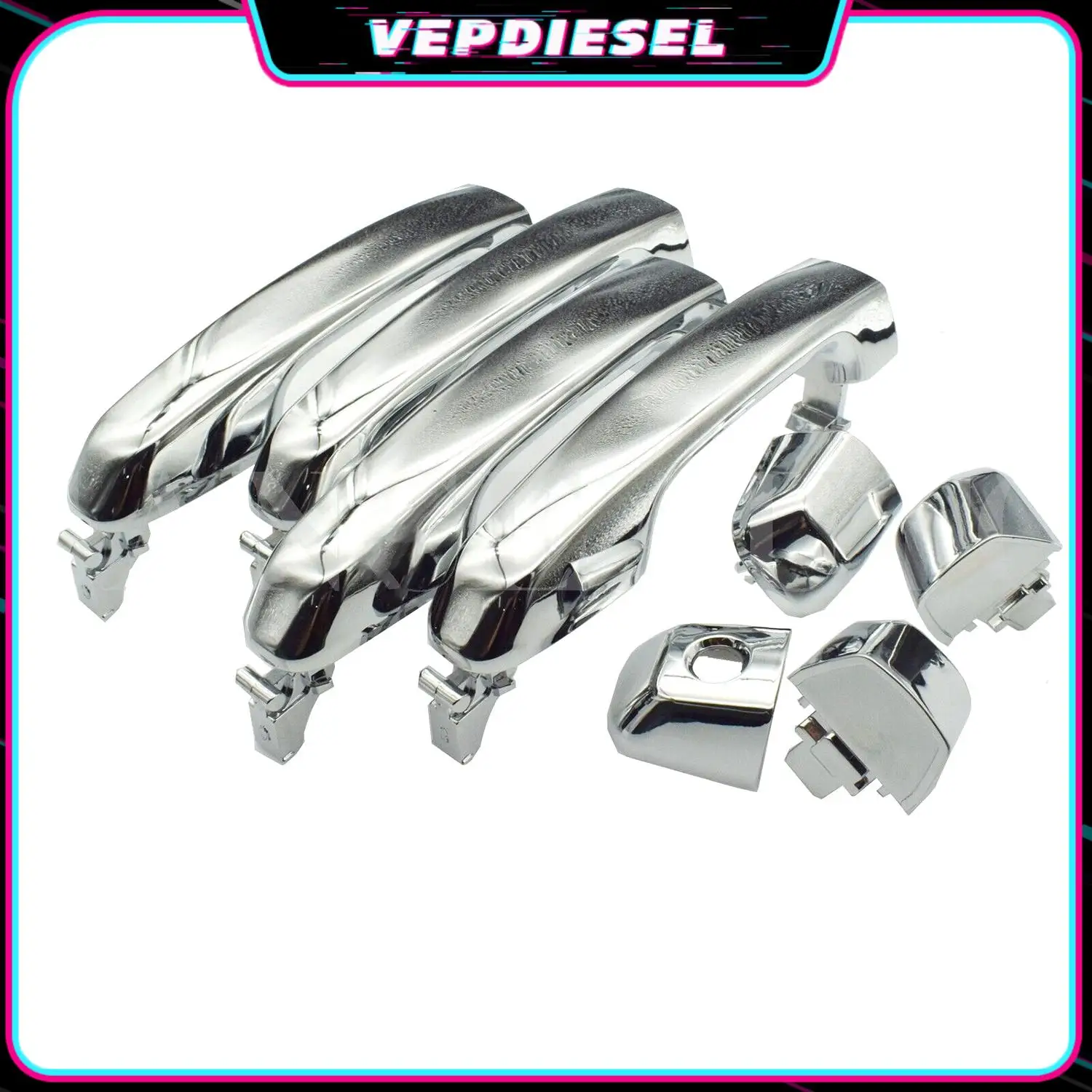 4pcs-Chrome-Front-Rear-Left-Right-Outside-Door-Handle-Parts-69250-60030 ...