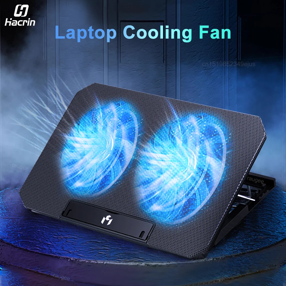 Laptop-Cooler-Fan-Gaming-Laptop-Cooling-Pad-with-Two-USB-Port-Notebook ...