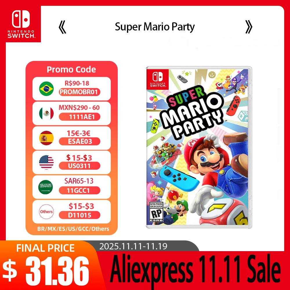 Nintendo Switch Game Deals - Super Mario Party - Stander Edition ...