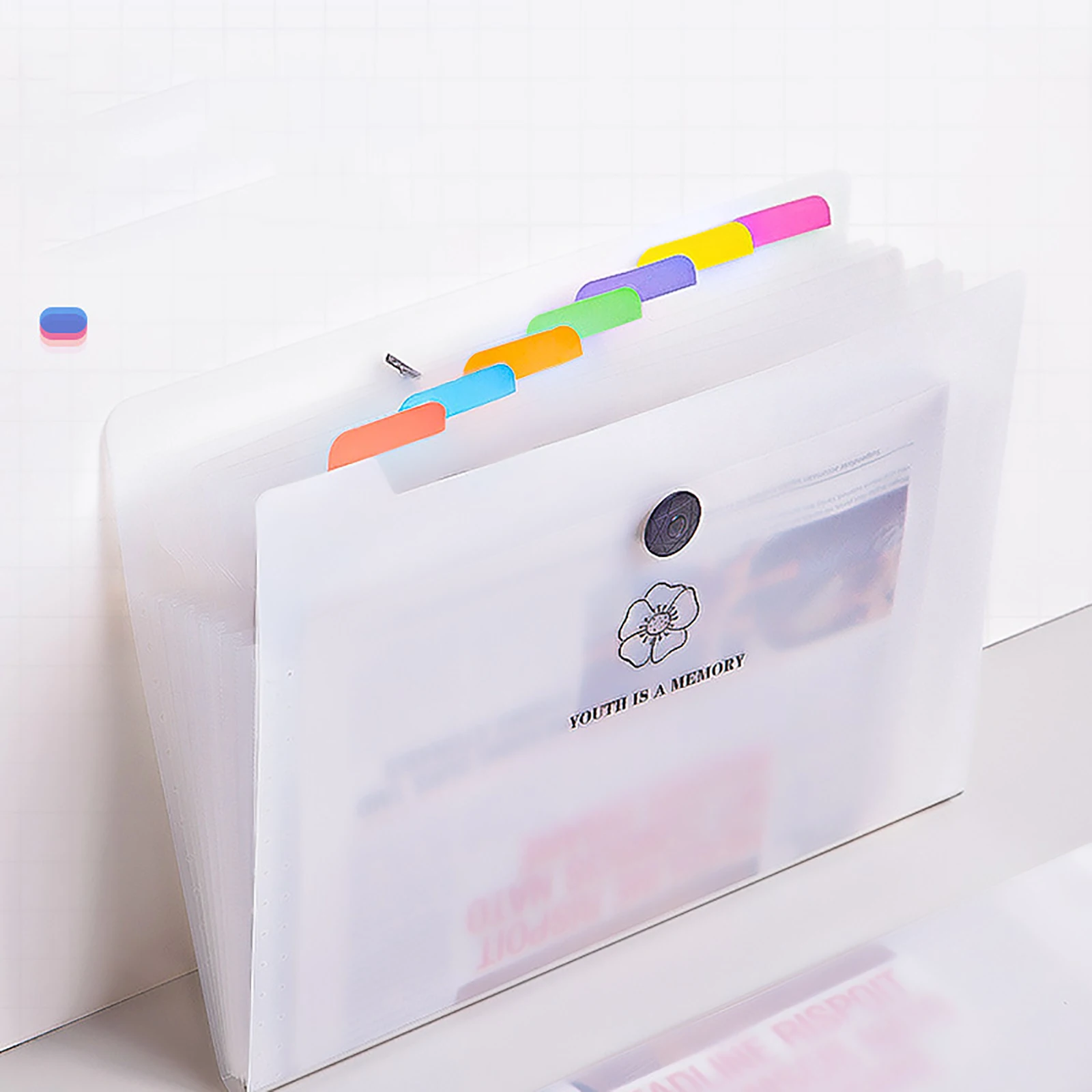 A4-Plastic-Portable-File-Folder-Extension-Wallet-Bill-Receipt-File ...