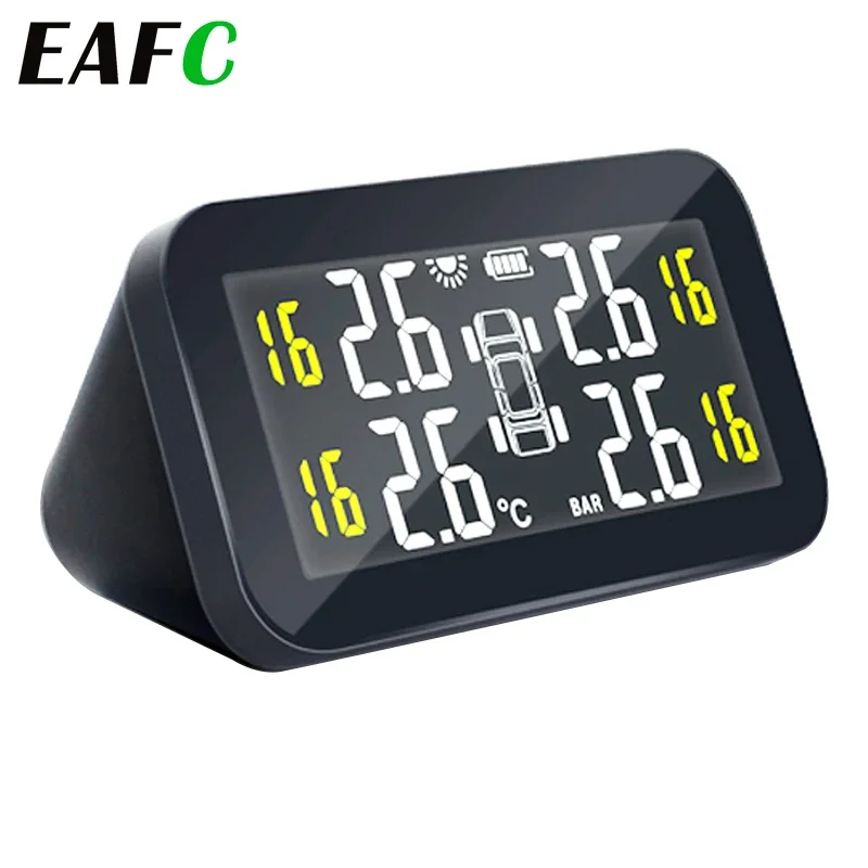 EAFC-Solar-TPMS-Car-Tire-Pressure-Monitoring-System-Large-Screen ...