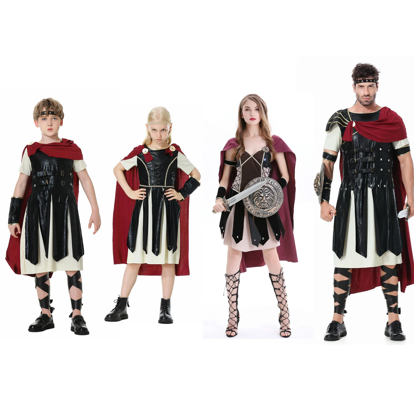 Hielwynn-Men-Womens-Medieval-Roman-Royal-Knight-Spartan-Warrior-Cosplay-Halloween-European ...