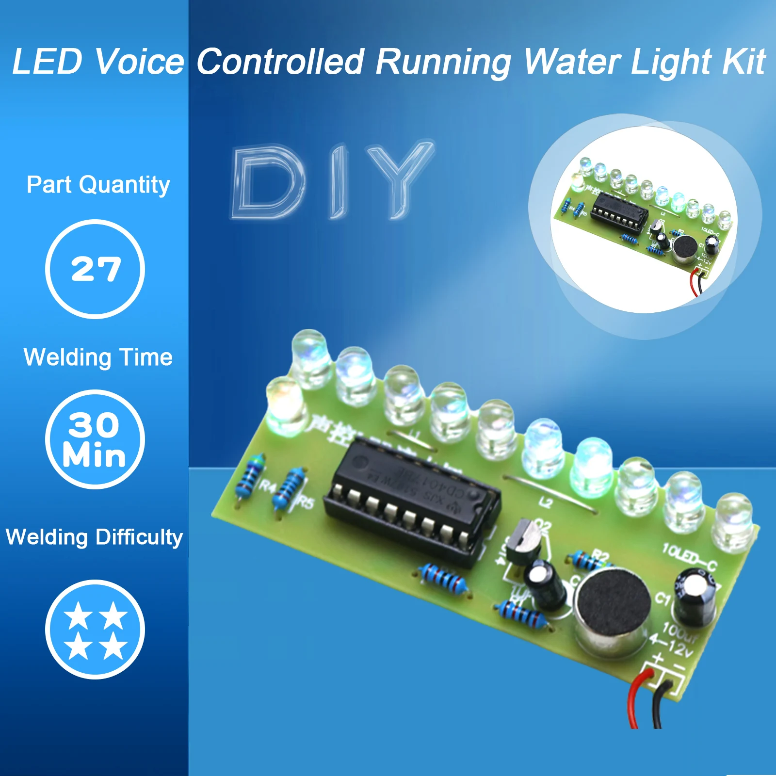 Voice-activated-LED-Water-Light-Kit-CD4017-Lantern-Control-Fun ...