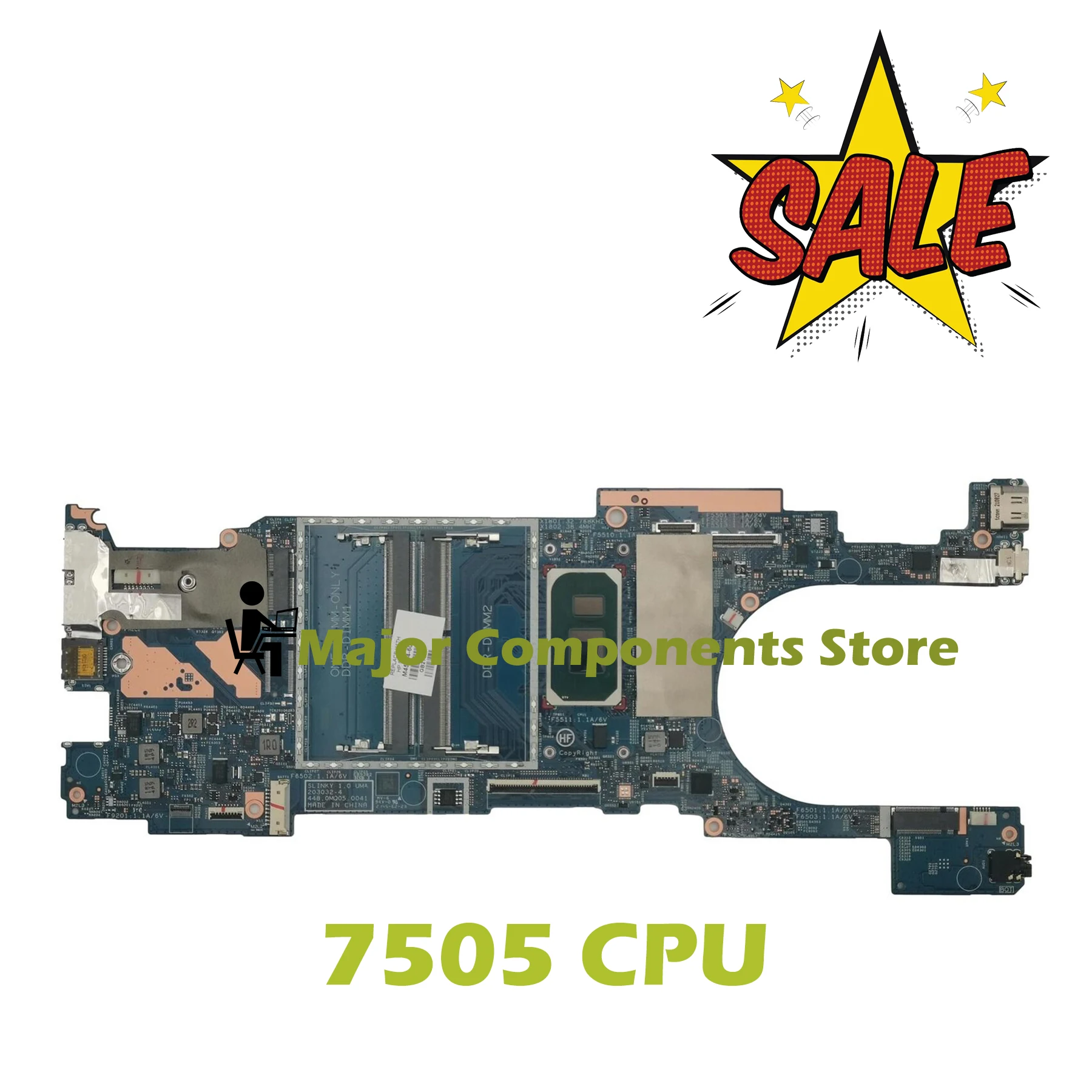 PCNANNY FOR HP Pavilion 14-DY Motherboard Main Board Intel Pentium Gold ...