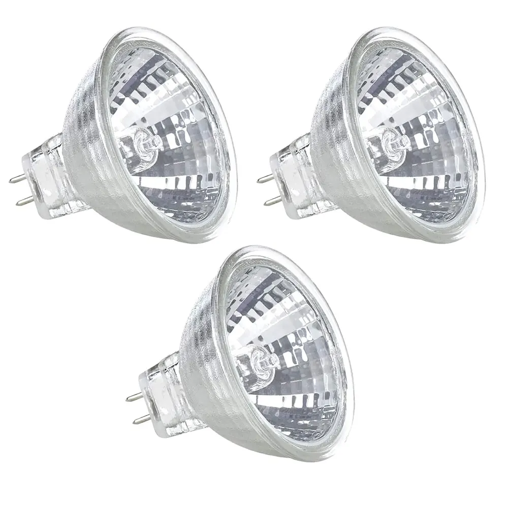 3-Pieces-12V-10W-35W-50W-MR16-Halogen-Light-Bulbs-Reflector-Fiber-Optic ...