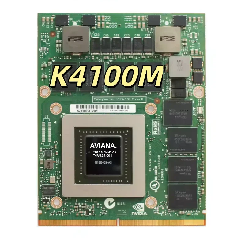 Tarjeta de vídeo gráfica Quadro K4100M GDDR5 4GB N15E-Q3-A2 con soporte ...