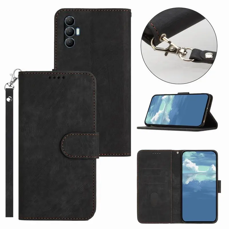 Phone Covers Tecno Spark Phones | Leather Flip Protective Cover ...