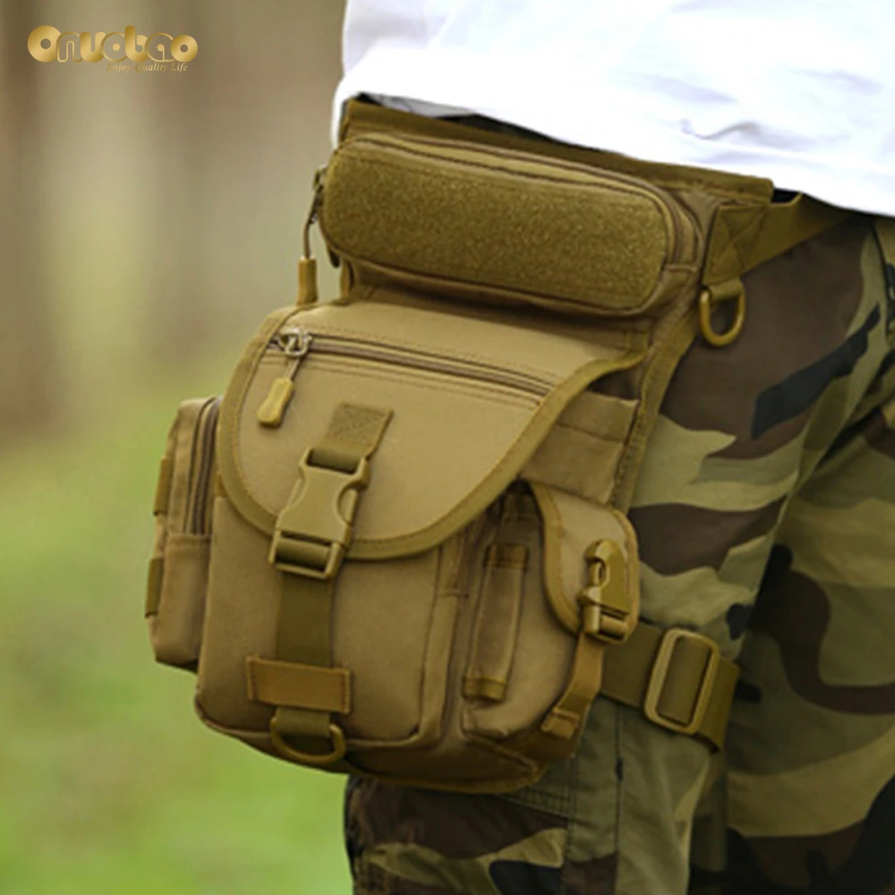 Outdoor Waist leg Bag Men's Multi Functional Tactical Motorcycle Waist Bag Sports Military Fan ...