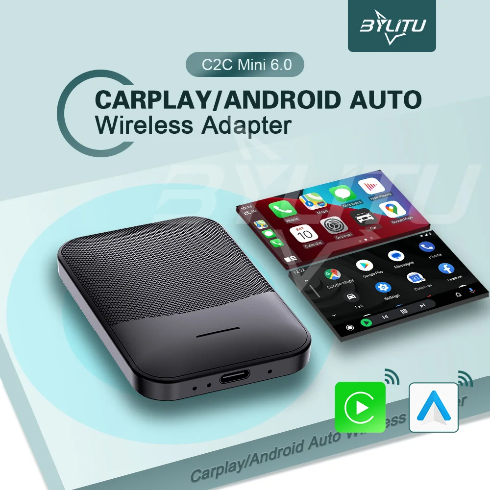 Mini-Dongle-inal-mbrico-para-coche-adaptador-de-Carplay-con-Android ...