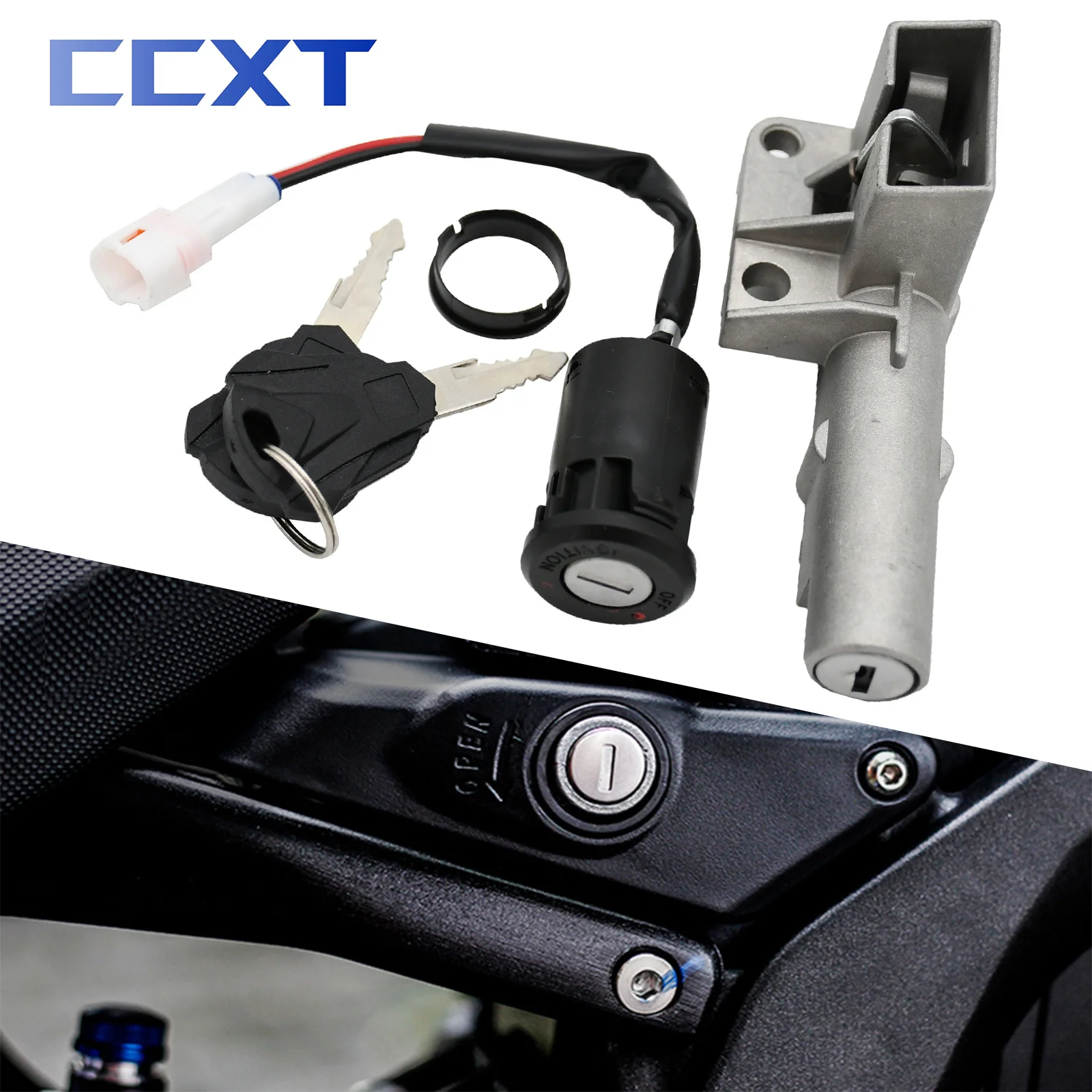 Motorcycle-Lgnition-Switch-Lock-Key-Battery-Box-Lock-Set-For-Sur-Ron ...