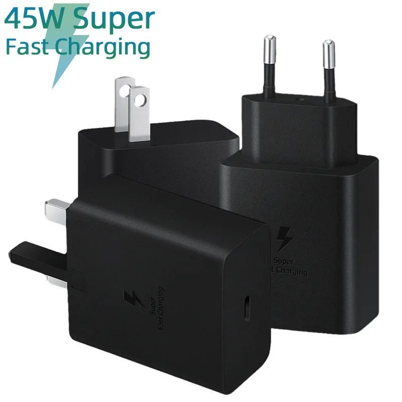 Samsung A54 A34 A33 A53 A73 5G PD 45W EU/US/UK Charger Super Fast ...