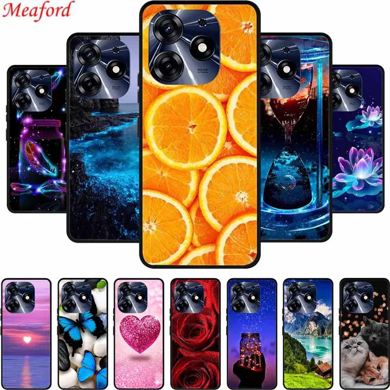 For Tecno Spark 10 Pro Case Spark10 Pro Phone Cover Black Soft Silicone ...