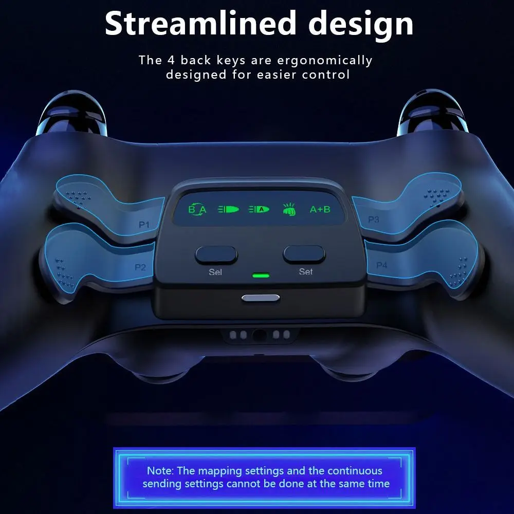 Professional Gaming Gamepad Back Paddles Multi-function DIY Gamepad ...