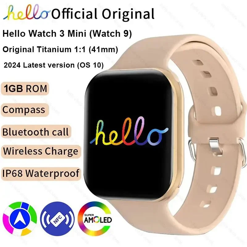 Hello3-reloj inteligente Original para mujer, pulsera con Bluetooth ...