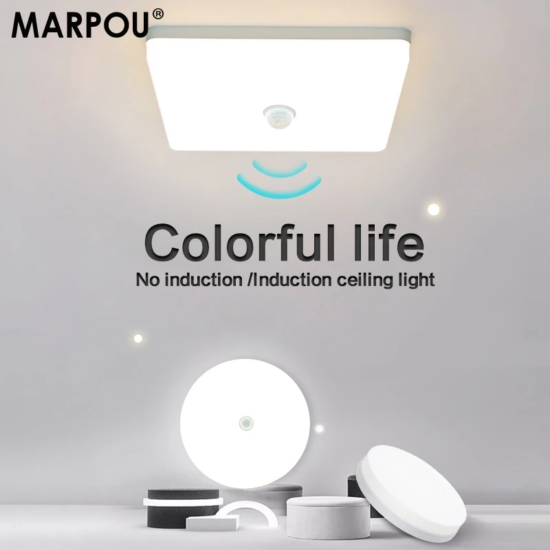 Neutral light LED Ceiling Lights Round Square Energy Saving 36W 48W ...