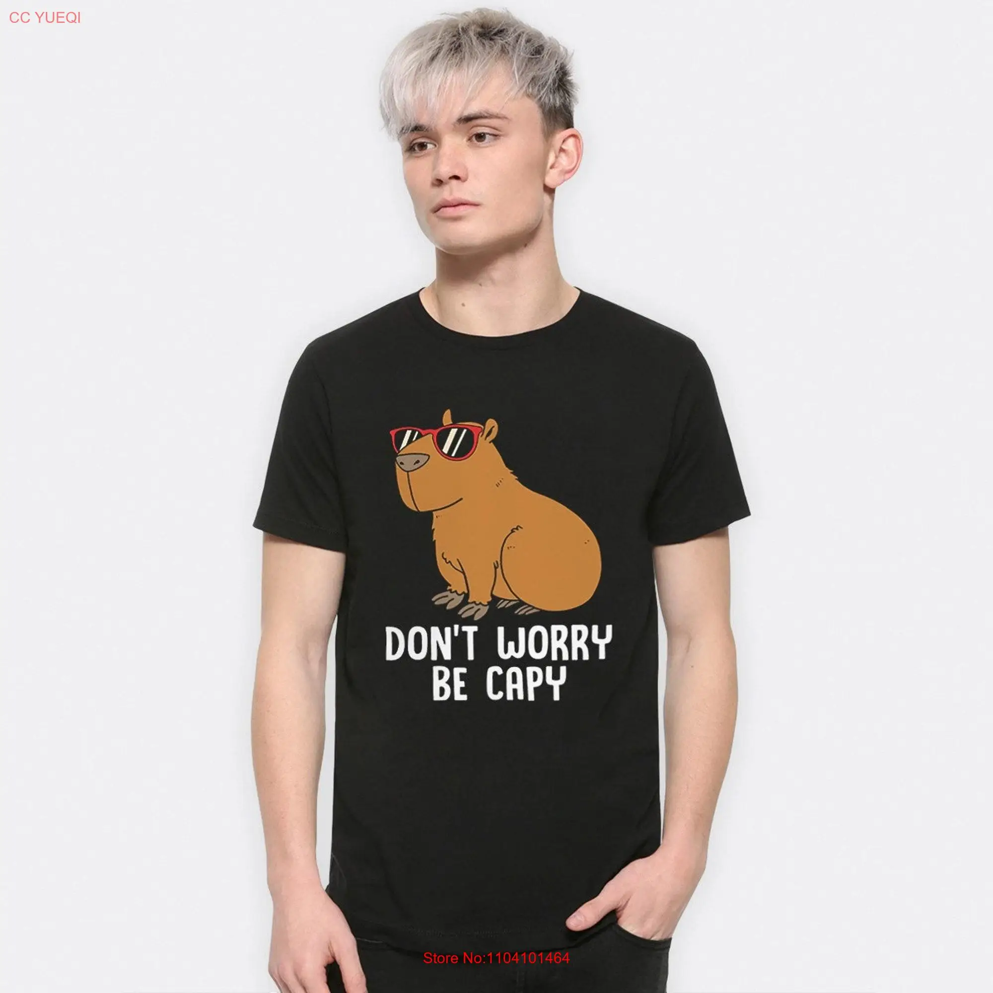 Capybara-Don-t-Worry-Be-Capy-Funny-T-Shirt-Men-s-and-Women-s-Sizes-long.jpg