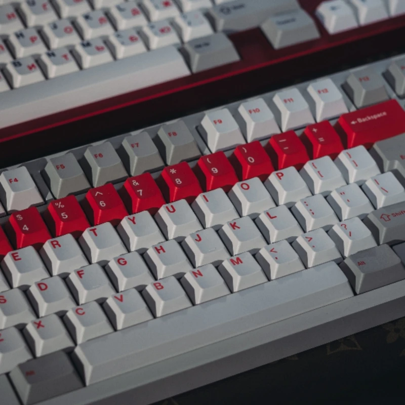 GMK-Red-Alert-Keycap-PBT-Five-Sided-Thermal-Sublimation-Cherry-Profill ...