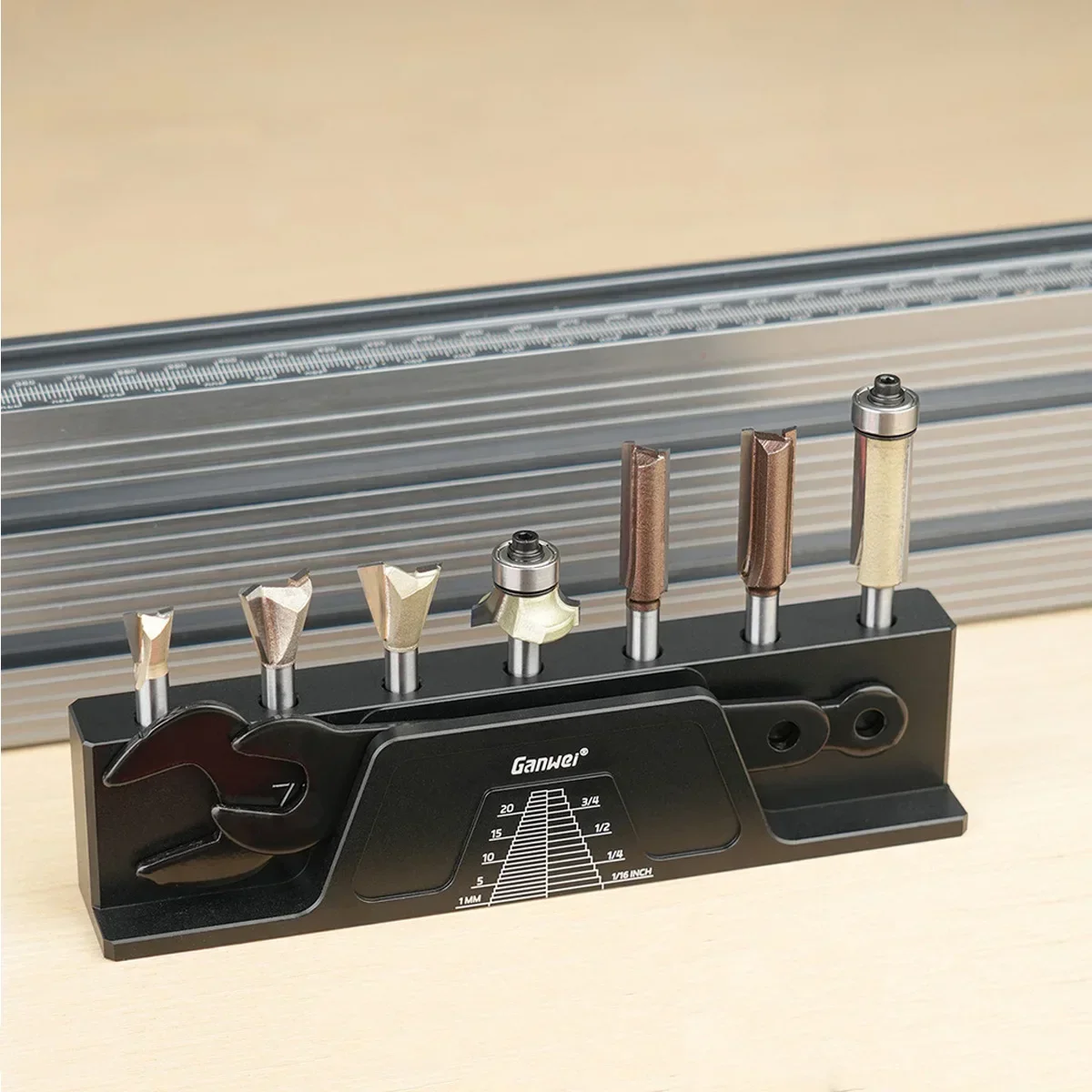 Aluminum Tools Holder with Magnetic Attraction - Milling Cutter Reamer ...