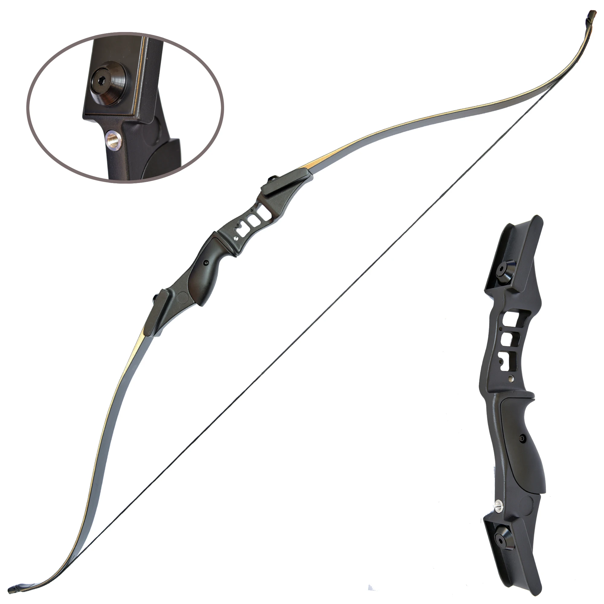 Arco-recurvo-desmontable-de-Metal-para-caza-tiro-con-arco-largo-para ...