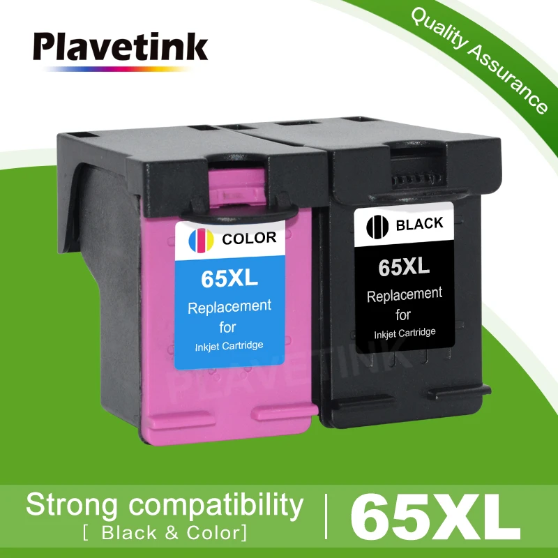 Plavetink Remanufactured Ink Cartridge 65XL 65 XL for HP Envy 5055 5052 ...