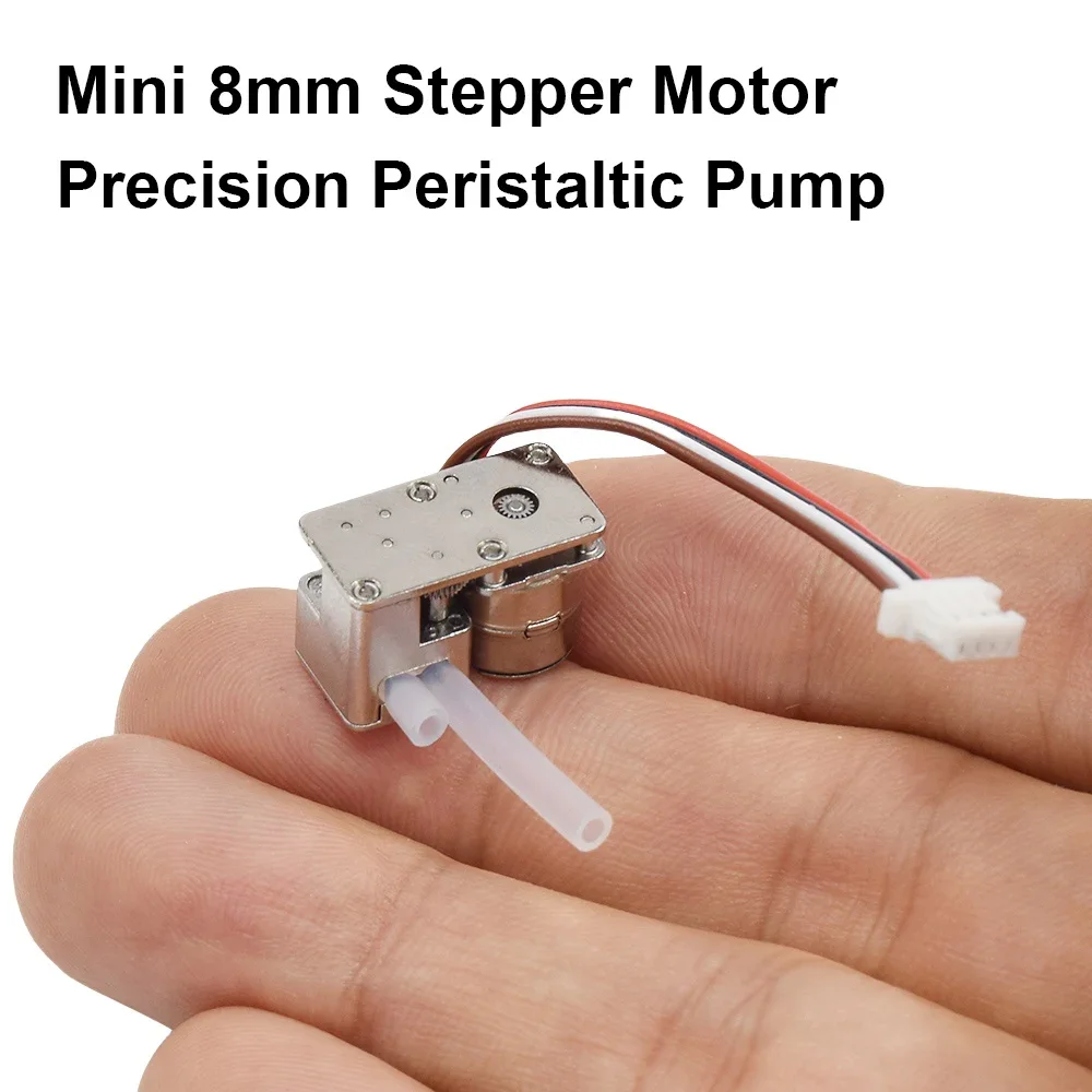 Tiny-8mm-Water-pump-Stepper-Motor-Metering-Precision-Peristaltic-Pump ...